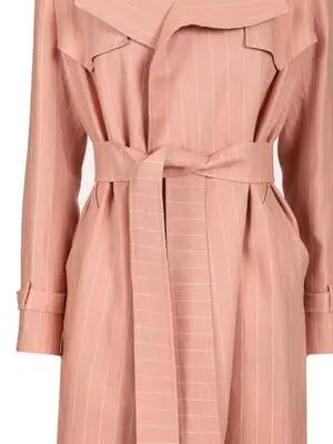 Tagliatore Carola Long Trench Coat - Multicolor