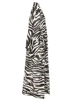Attico Zebra Print Caftan