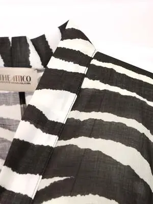 Attico Zebra Print Caftan