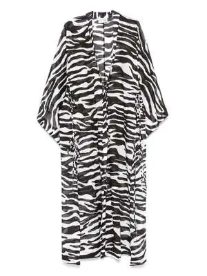 Attico Zebra Print Caftan