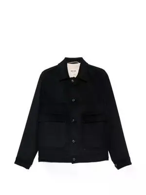 NEW YORK RESIDENT Flap-pocket Buttoned Jacket - Blue
