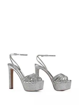 LE SILLA Embrace Crystal-embellished Platform Sandals