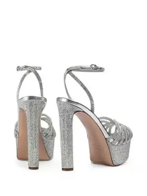 LE SILLA Embrace Crystal-embellished Platform Sandals