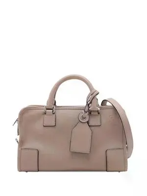 Loewe 2010-2026 Leather Amazona 23 Satchel - Neutrals