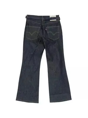 Sacai X Levi's Belted Flared Jeans - Blue