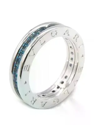 BVLGARI 2010s B-zero1 Blue Topaz Ring