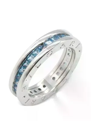 BVLGARI 2010s B-zero1 Blue Topaz Ring