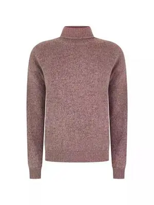 AROVESCIO Ribbed-knit Roll-neck Sweater - Pink