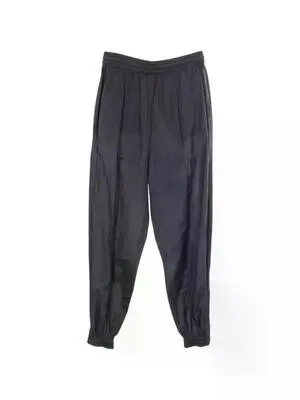 Prada 2010s Logo-plaque Track Pants - Black
