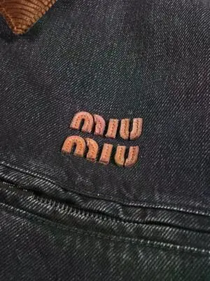Miu Miu 2020s Zip-up Denim Jacket
