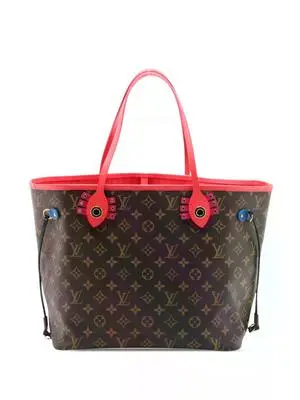 LOUIS VUITTON 2015 Monogram Totem Neo Neverfull Mm Tote Bag