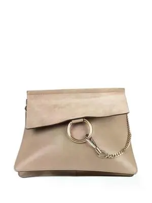 Chloé Faye Shoulder Bag - Grey