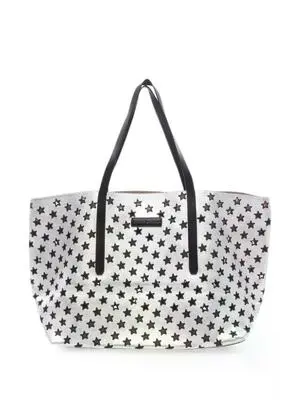 JIMMY CHOO 2000s Pimlico Star-perforated Shoulder Bag - Silver