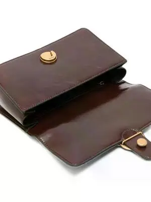 Pinko Mini Love One Leather Shoulder Bag