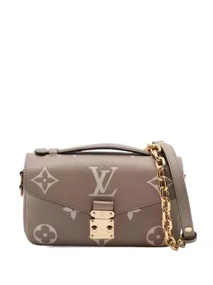 LOUIS VUITTON 2021-2026 Monogram Empreinte Pochette Metis East West Satchel - Brown