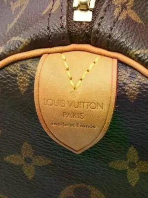 LOUIS VUITTON 2001 430 Speedy Monogram Canvas Tote Bag