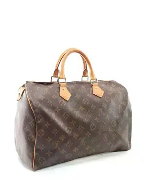 LOUIS VUITTON 2014 35 Speedy Monogram Canvas Tote Bag