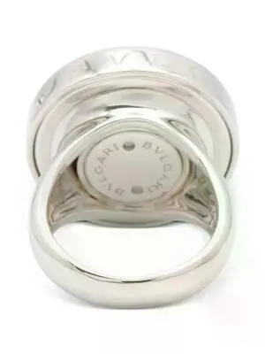 BVLGARI 2010s Allegra Diamond And Onyx Ring