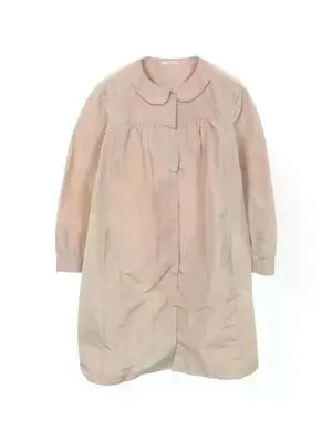 Miu Miu Collar Coat - Neutrals