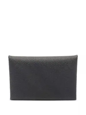 Hermès Calvi Epsom Coin Purse - Black