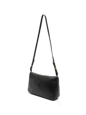 Pinko Love Birds Leather Shoulder Bag - Black