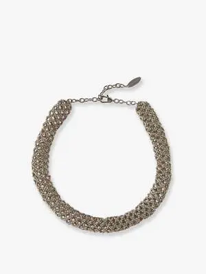 Brunello Cucinelli 925 Sterling Necklace - Silver