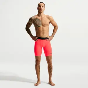 Nike Pro Dri-fit Fitness Long Shorts - Red