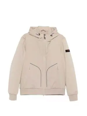 Peuterey Hooded Zip-up Jacket - Neutrals