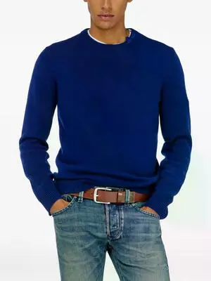 DIESEL® Wool Jumper With Neck Logo
