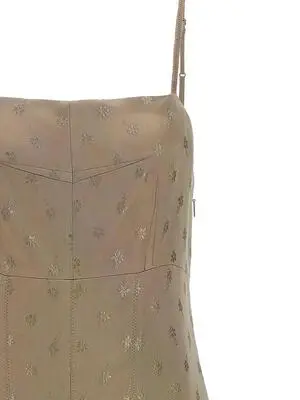 Fendi Floral-jacquard Silk Midi Dress