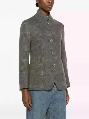 Fedeli Prince Of Wales Check Jacket