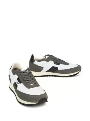 BOSS Suede-panelled Logo Sneakers