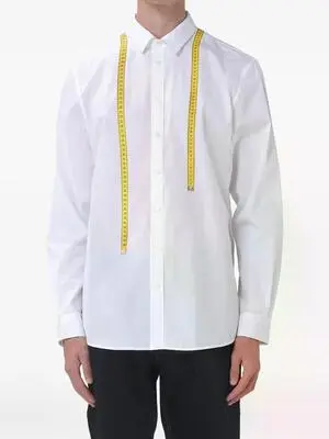 Moschino Measuring-tape Print Button-down Shirt