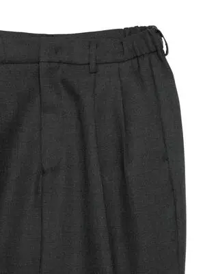 BE ABLE Pleated Elasticated-waistband Trousers