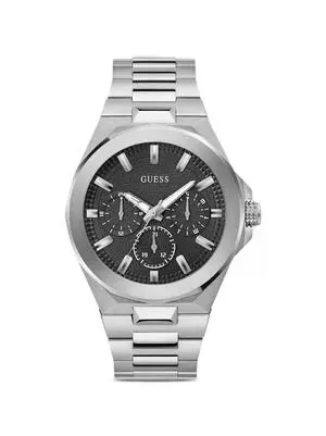 Guess Chamfer 44mm Watch - Grey