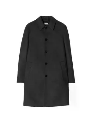 Burberry Mid-length Wool Worthing Car Coat - Grey