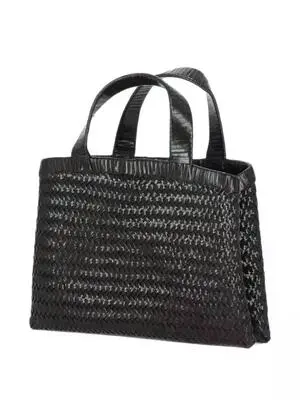 BULLY Braided Leather Shoulder Bag