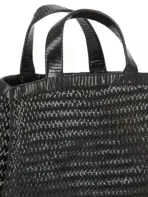 BULLY Braided Leather Shoulder Bag