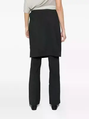 ST. AGNI Wool Sarong Pants Dark Graphite