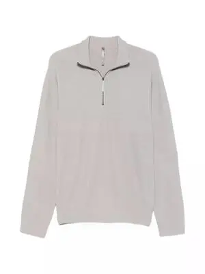 Veilance Quarter-zip Raglan-sleeve Polo Shirt - Grey