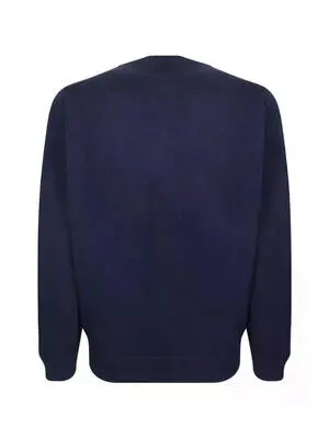 DELL'OGLIO Zip-up Knitted Bomber Jacket - Blue