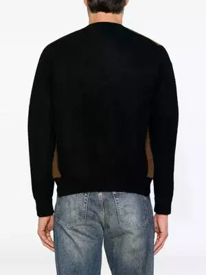 Frenckenberger Colour-block Cardigan