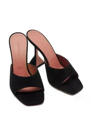 Amina Muaddi Lupita Suede Sandals