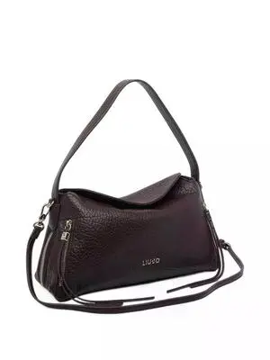 Liu Jo Pebbled-effect Logo-plaque Tote Bag
