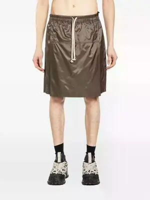 Rick Owens X Moncler Kiltshorts Skorts - Brown