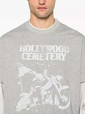 ERCOLE STUDIO Graphic-print Layered T-shirt