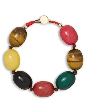 ROXANNE ASSOULIN The Pebble Stone Statement Bracelet - Multi