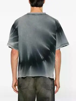 ERCOLE STUDIO Graphic-print Raw-edge T-shirt