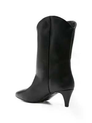 GISEL B Enea Leather Boots - Black