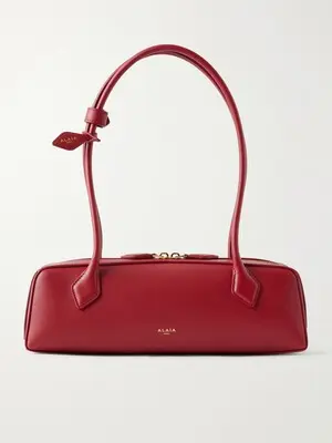 Alaïa Le Teckel Medium Leather Shoulder Bag - Red